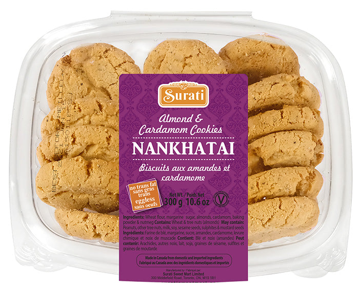 Nankhatai Cookies - 300g – Surati Snacks - Buy Indian Snacks & Sweets