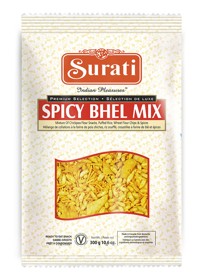 Spicy Bhel Mix - 300g – Surati Snacks - Buy Indian Snacks & Sweets