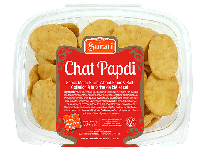 Chat Papdi - 200g – Surati Snacks - Buy Indian Snacks & Sweets