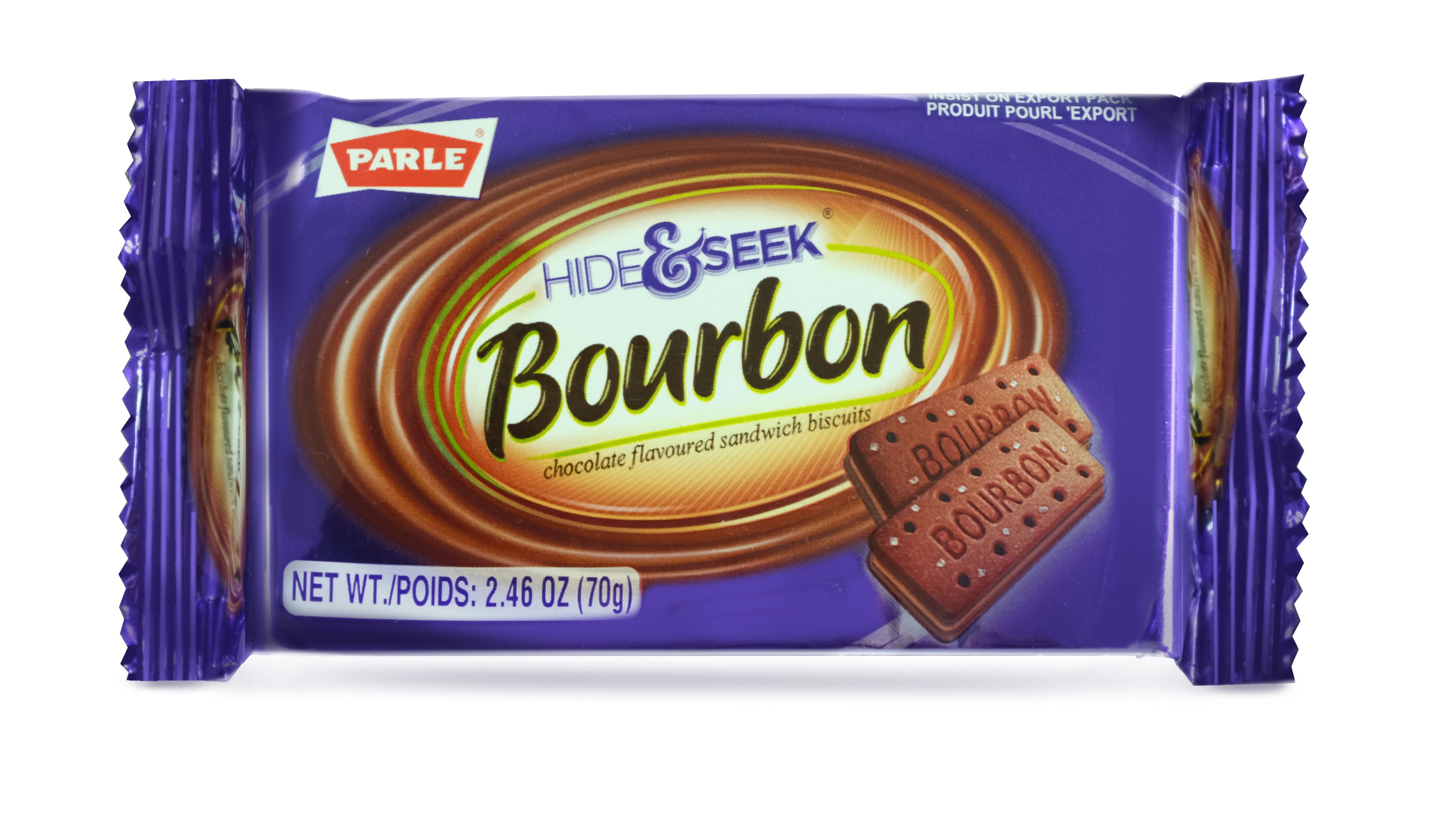 Parle Hide & Seek Bourbon Biscuits - 70g – Surati Snacks - Buy Indian ...