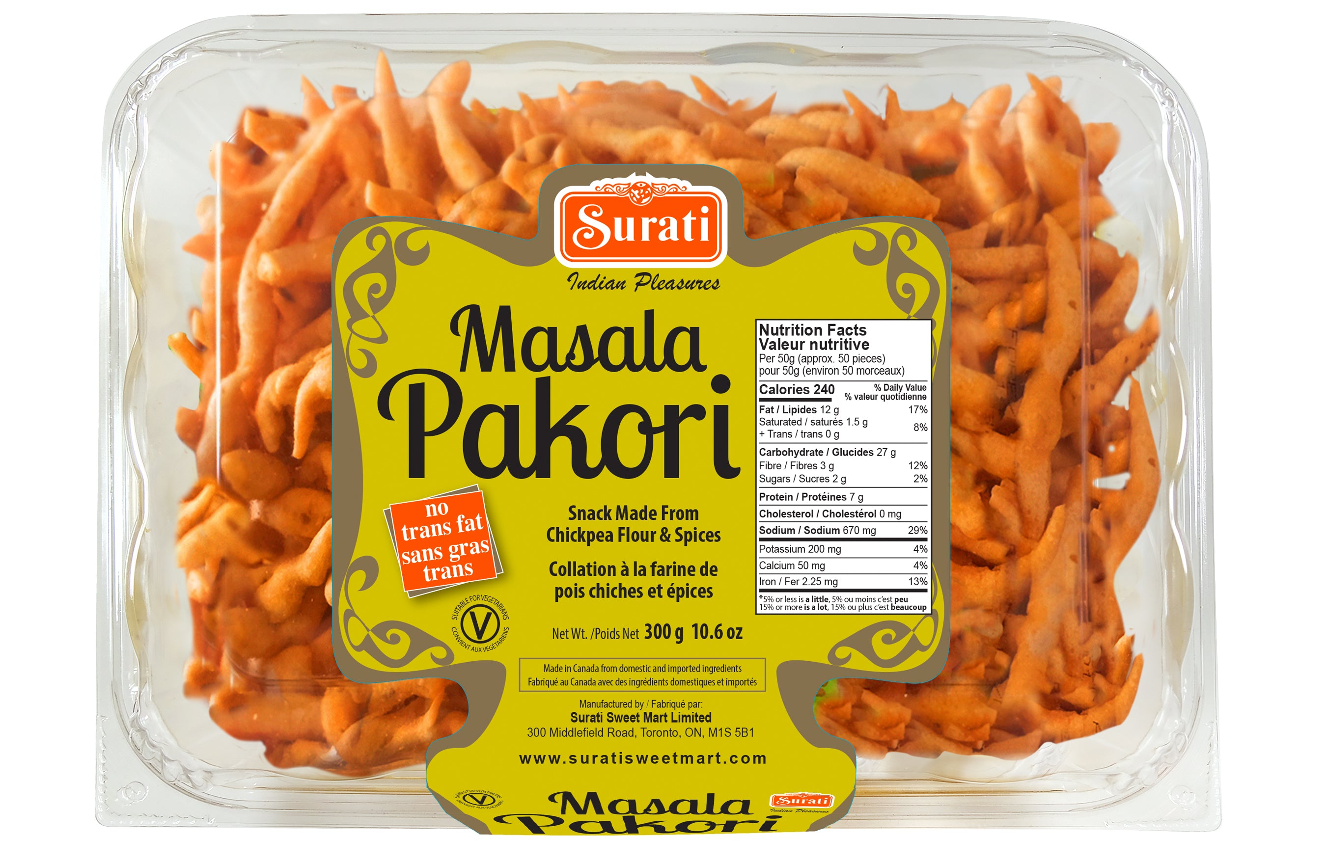 Masala Pakori - 300g – Surati Snacks - Buy Indian Snacks & Sweets