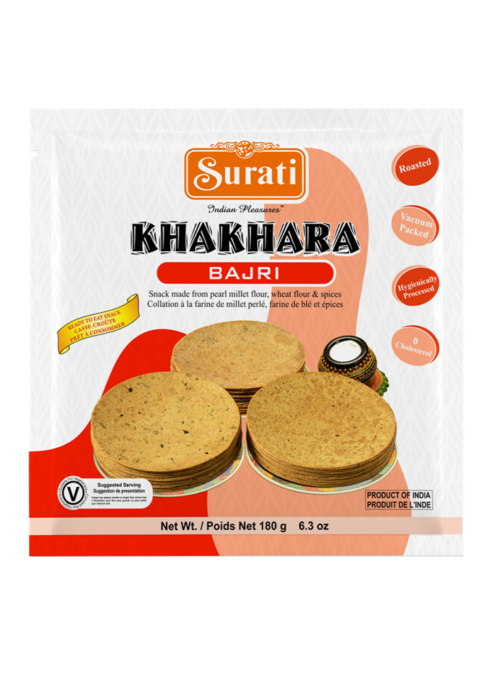 Bajri Khakhara - 180g – Surati Snacks - Buy Indian Snacks & Sweets